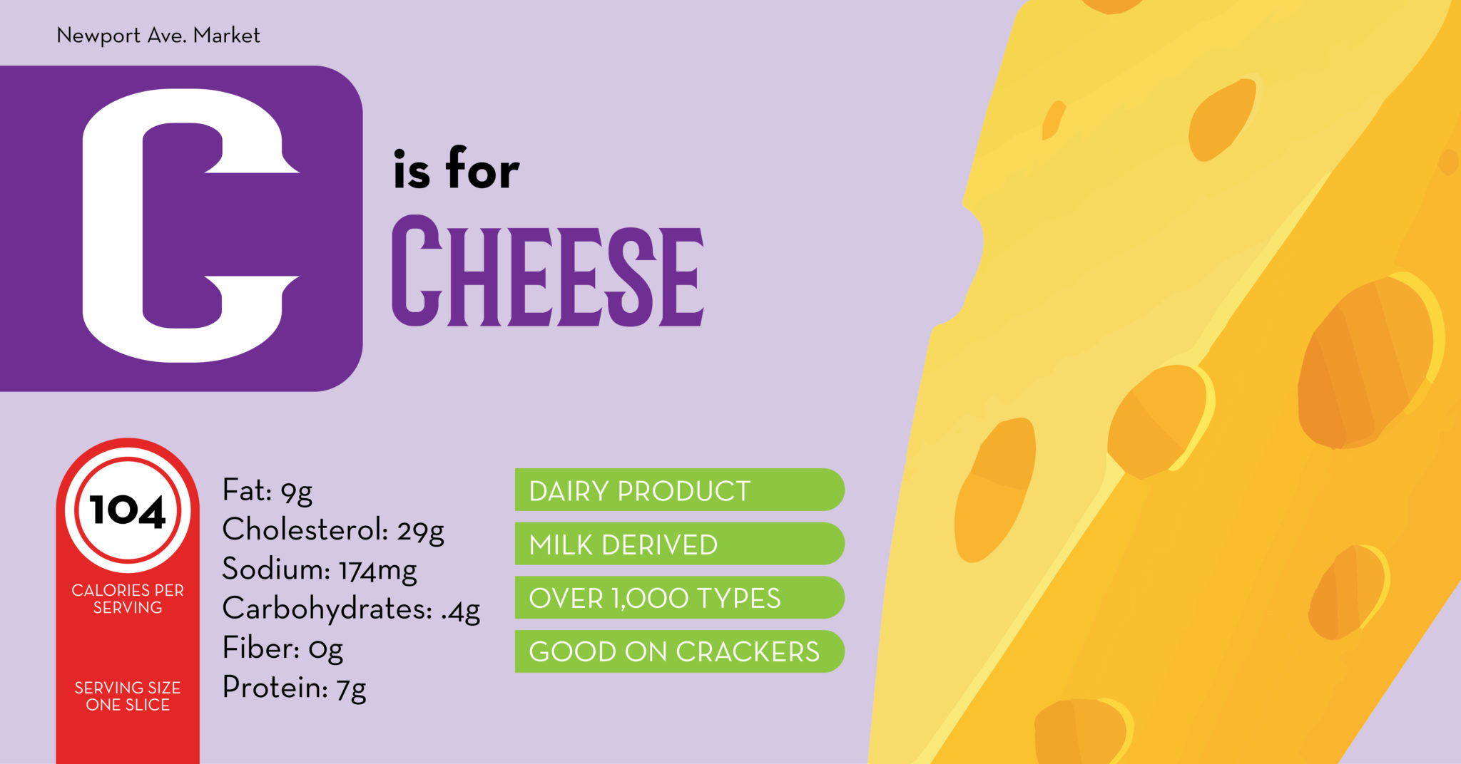 Food by Letter - C is for Cheese - Newport Ave Market